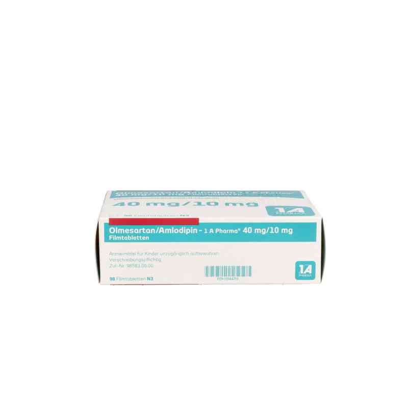 Olmesartan/amlodipin 1a Pharma 40 mg/10 mg Fta 98 stk