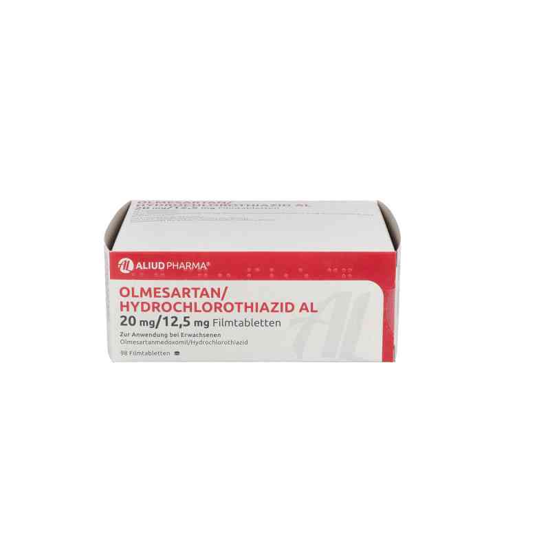 Olmesartan/hydrochlorothiazid Al 20 mg/12,5 mg Fta 98 stk