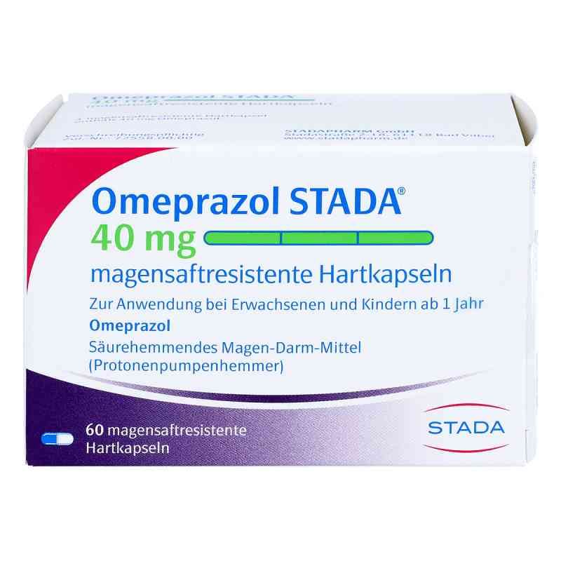 Omeprazol Stada 40 mg magensaftresist.Hartkapseln 60 stk