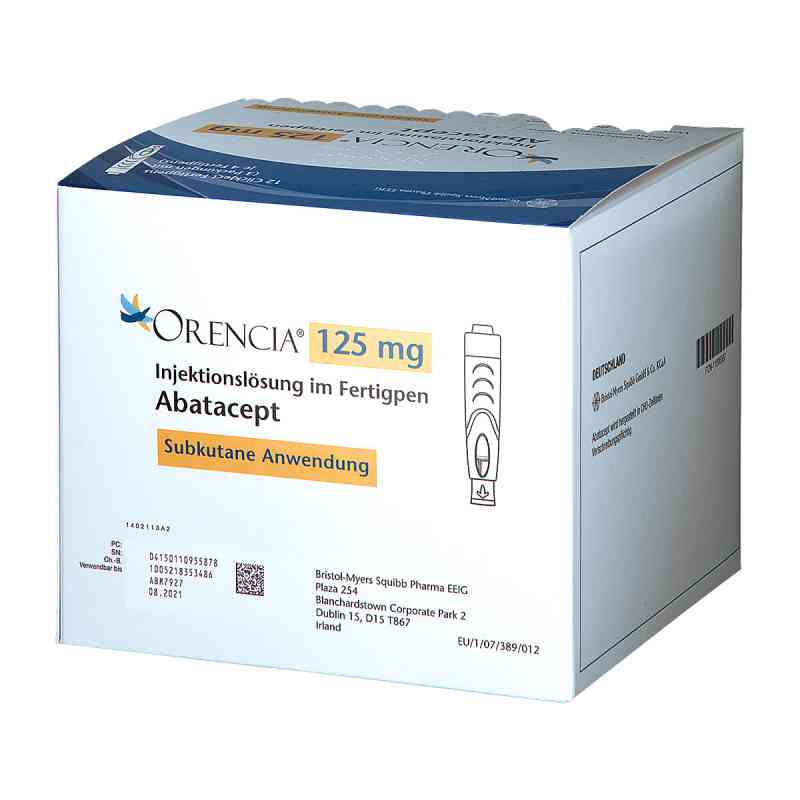 Orencia 125 mg Injektionslösung i.e.Fertigpen 3X4 stk