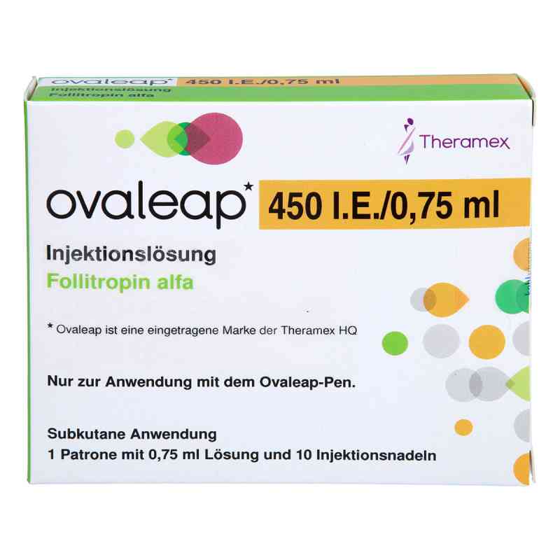 Ovaleap 450 I.e./0,75 ml Zylinder amp.+ 10 Pen iniecto nad. 1 stk