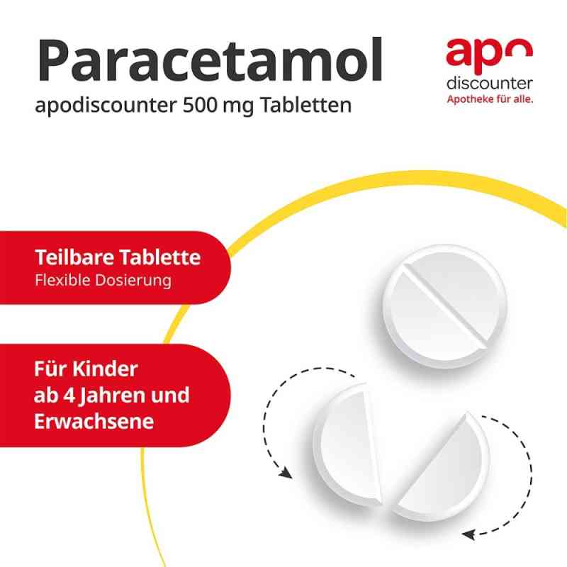 Paracetamol 500 mg von apodiscounter 2x20 stk online kaufen