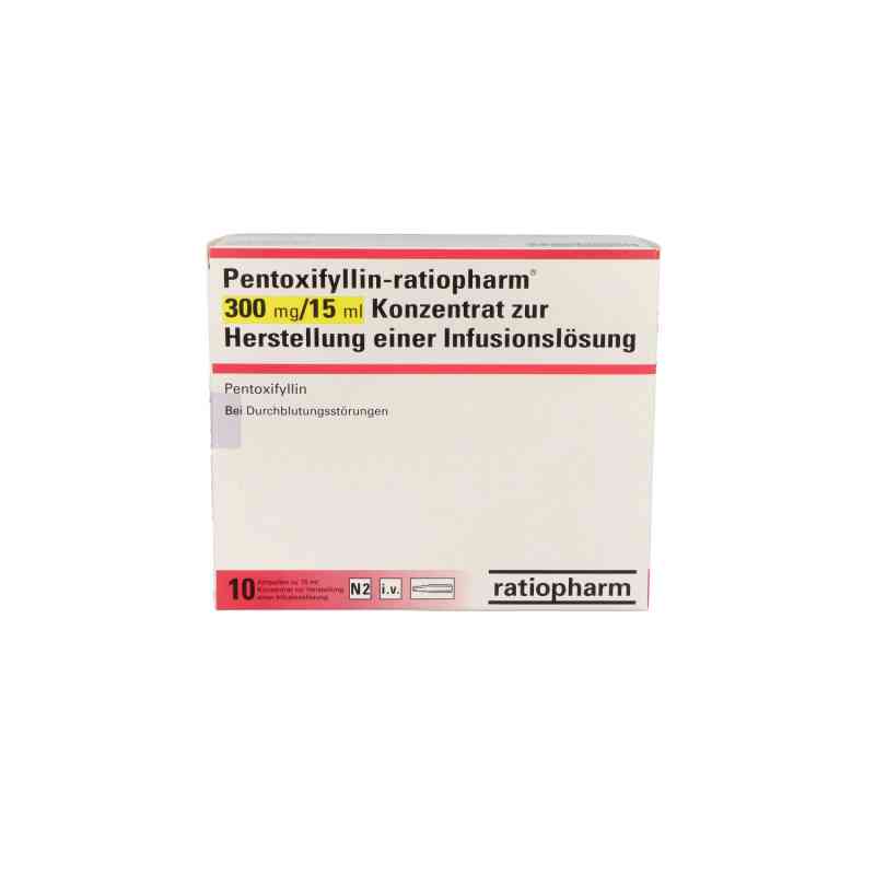 Pentoxifyllin-ratiopharm 300 Mg/15 Ml K.z.h.inf.l. 10X15 ml