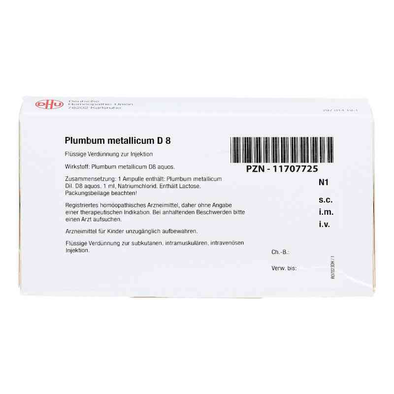 Plumbum Metallicum D8 Ampullen 8X1 ml online kaufen