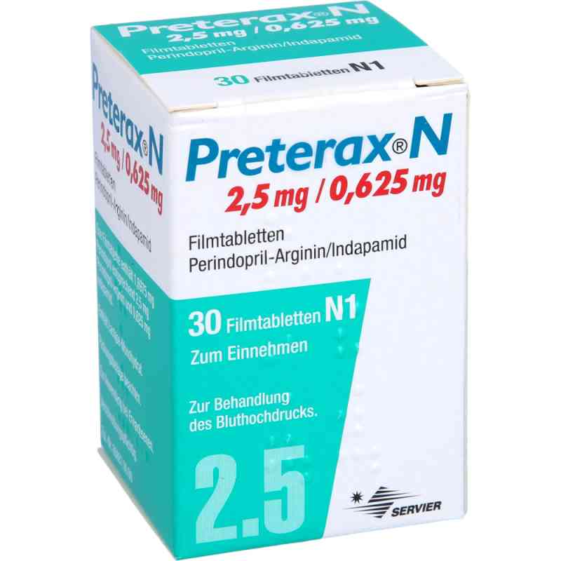 Preterax N 2,5 mg/0,625 mg Filmtabletten 30 stk