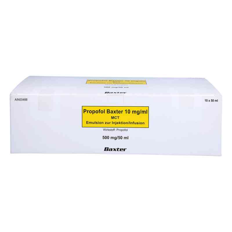 Propofol Baxter 10 mg/ml Mct Emul.z.inj./inf.dsfl. 10X50 ml