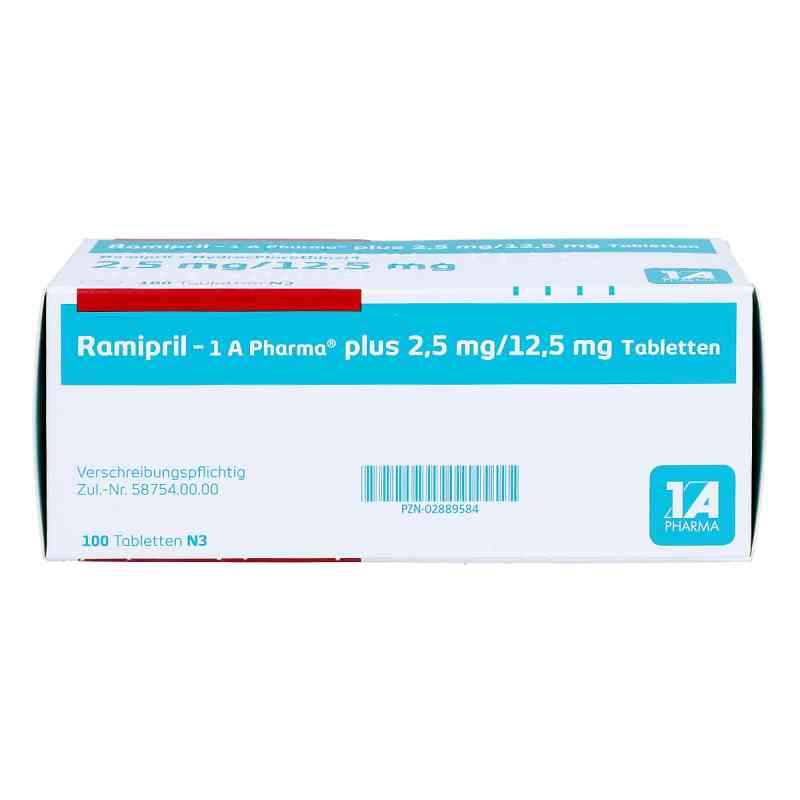 Ramipril 1a Pharma plus 2,5 mg/12,5 mg Tabletten 100 stk