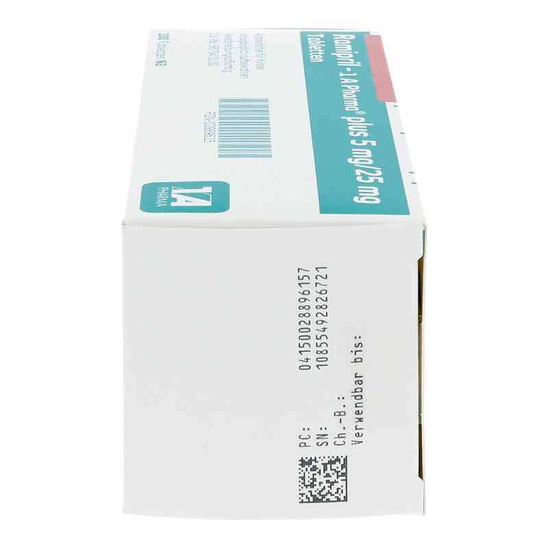Ramipril 1a Pharma plus 5 mg/25 mg Tabletten 100 stk