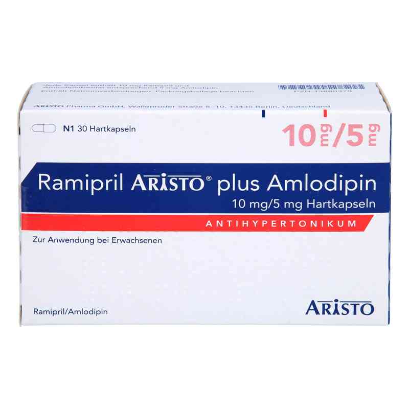 Ramipril Aristo plus Amlodipin 10 mg/5 mg Hartkps 30 stk