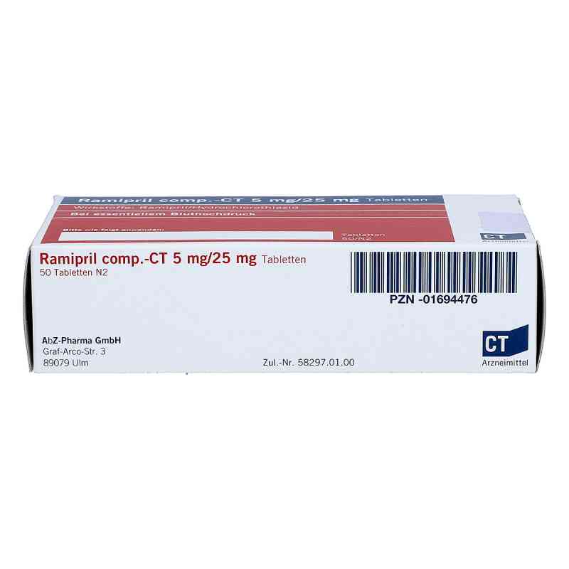 Ramipril comp-CT 5 mg/25 mg Tabletten 50 stk online kaufen