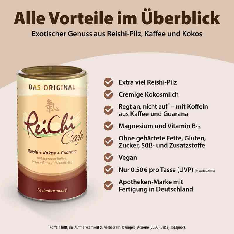 ReiChi Cafe Reishi-Pilz Espresso-Kaffee Kokos vegan 180 g
