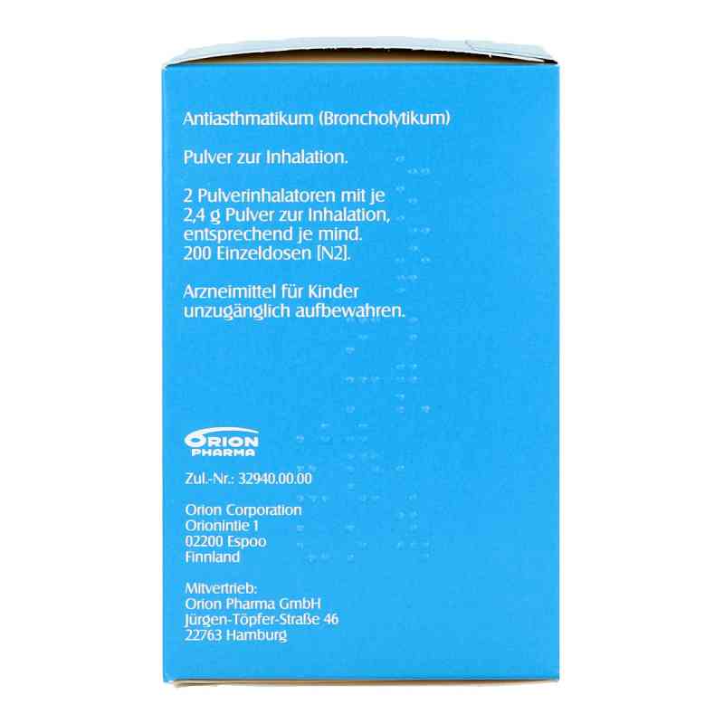 Salbu Easyhaler 0,1 mg 200 Ed Inhalationspulver 2 stk