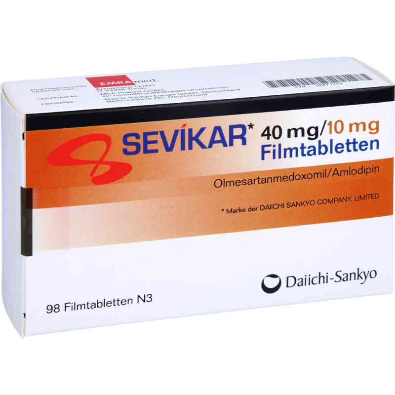 Sevikar 40 mg/10 mg Filmtabletten 98 stk online kaufen