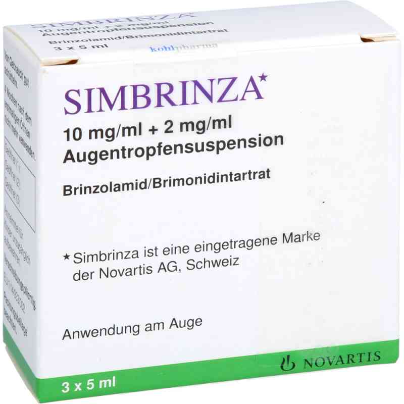 Simbrinza 10 mg/ml + 2 mg/ml Augentropfensusp. 3X5 ml