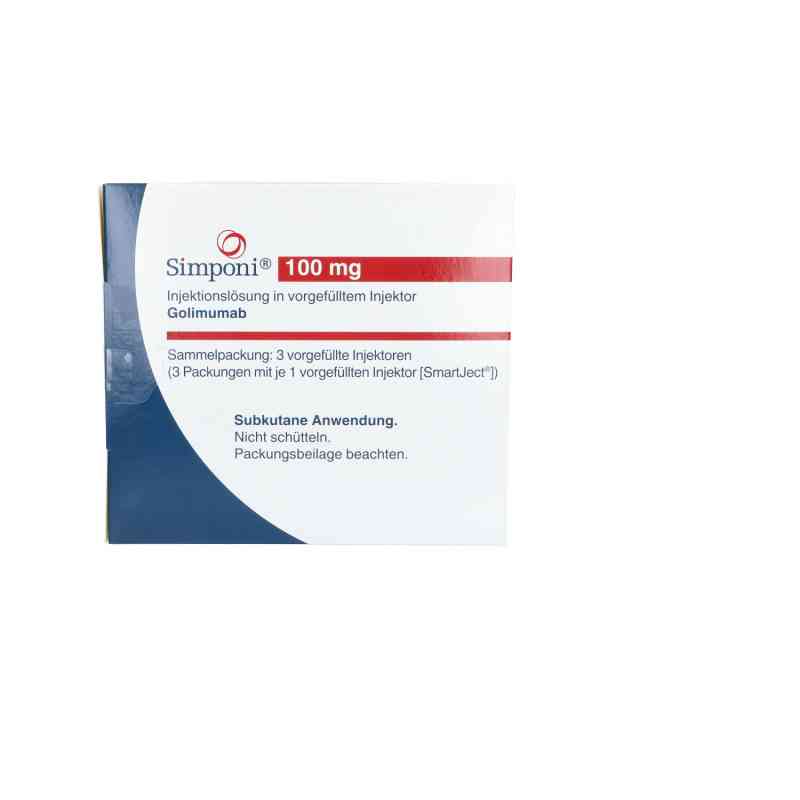 Simponi 100 mg Injektionslösung in vorgef.Injektor 3X1 stk