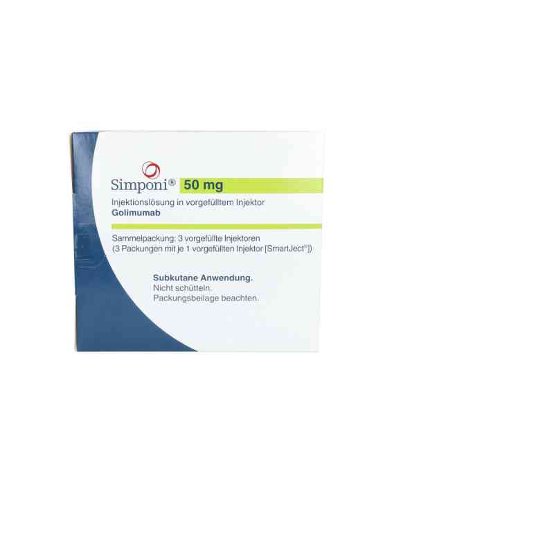 Simponi 50 mg Injektionslösung in vorgef.Injektor 3X1 stk