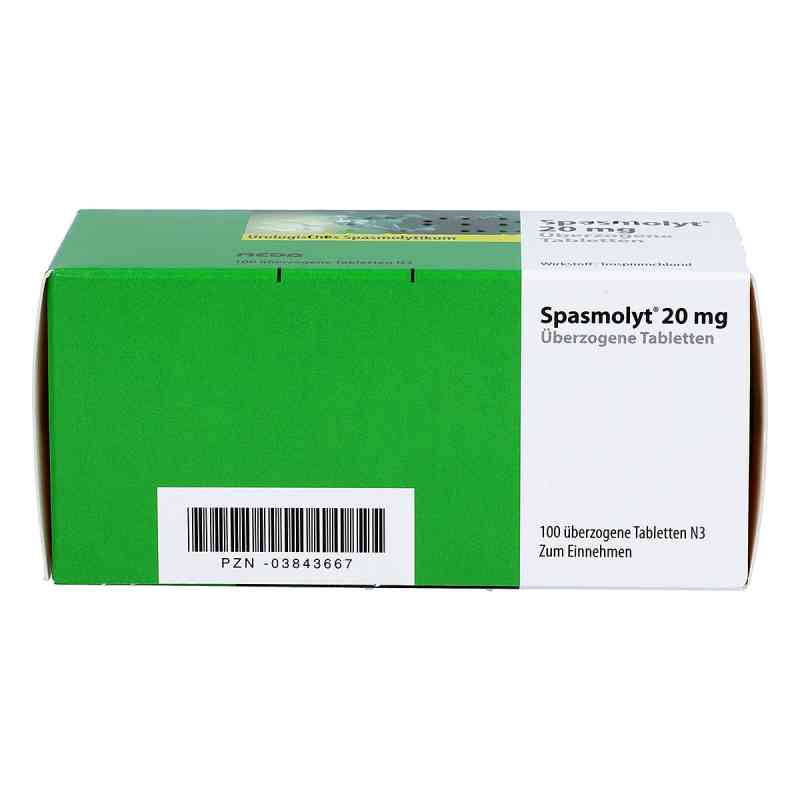 Spasmolyt 20 mg überzogene Tabletten 100 stk online kaufen