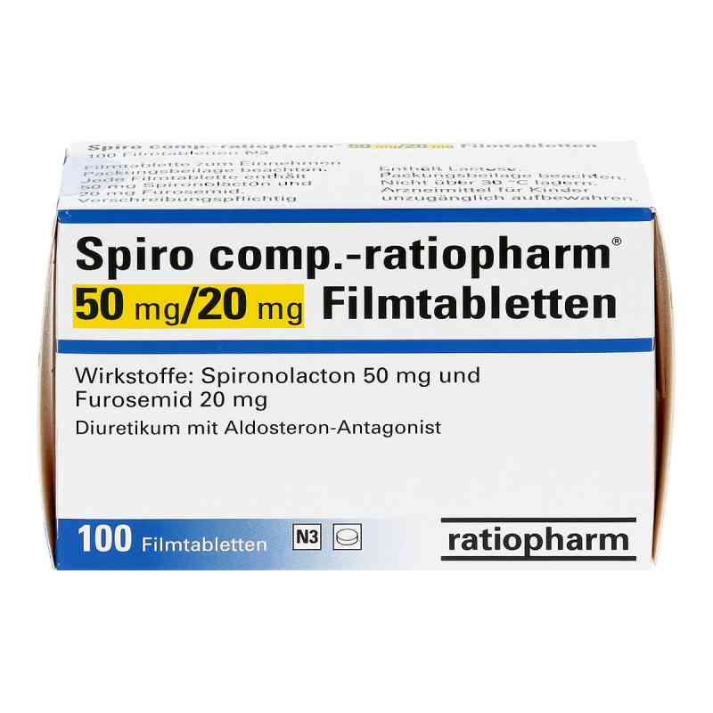 Spiro comp.-ratiopharm 50mg/20mg 100 stk online kaufen