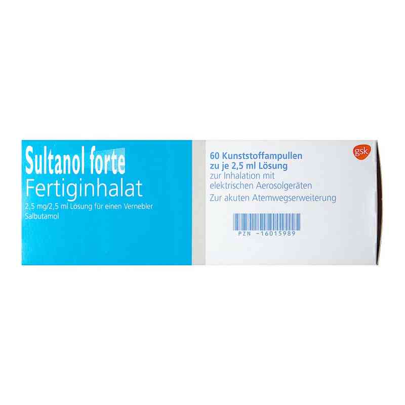 Sultanol forte Fertiginh.2,5 mg/2,5 ml L.f.e.vern. 60 stk