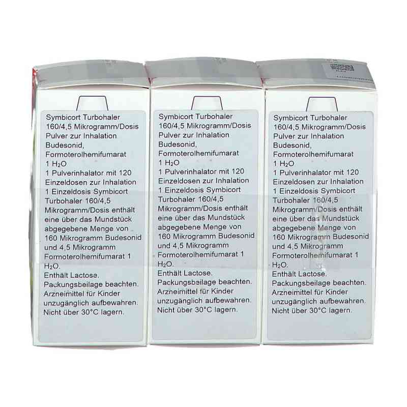Symbicort Turbohaler 160/4,5 Mikrogramm/Dosis 3 stk