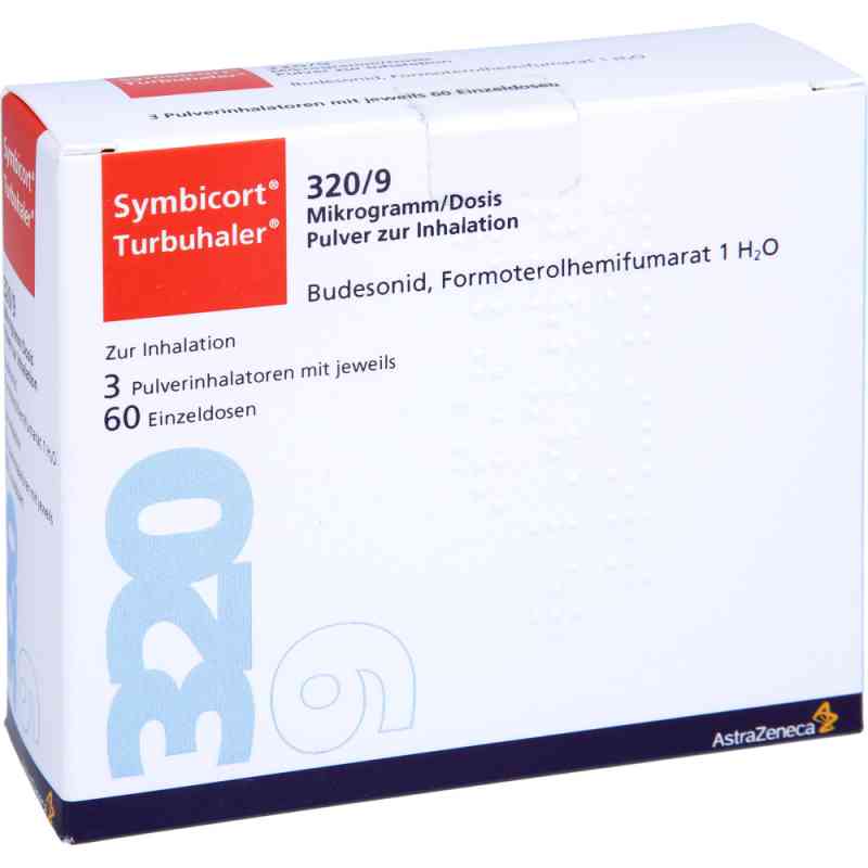 Symbicort Turbohaler 320/9 [my]g/dosis 60 Ed 3 stk