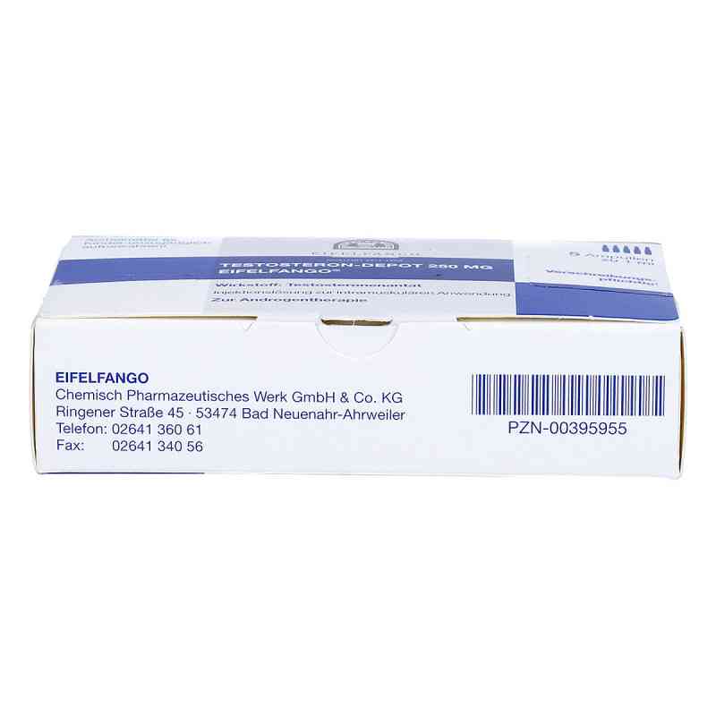 Testosteron depot 250 mg Eifelfango iniecto -lösung 5X1 ml