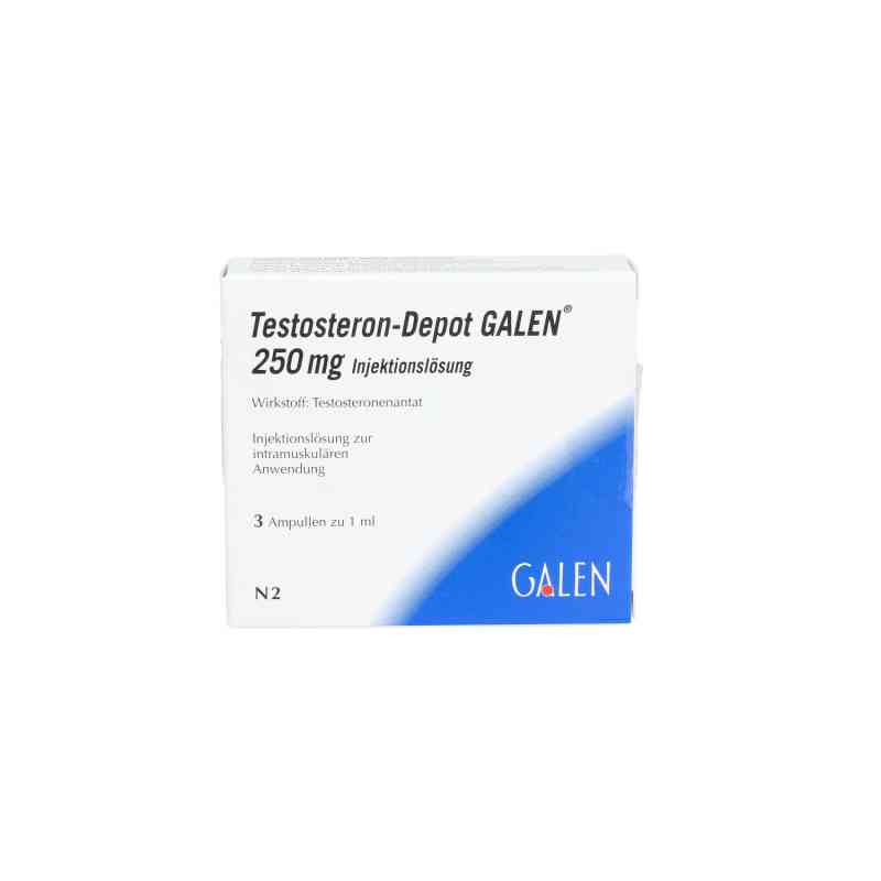 Testosteron depot Galen 250 mg Injektionslösung 3X1 ml
