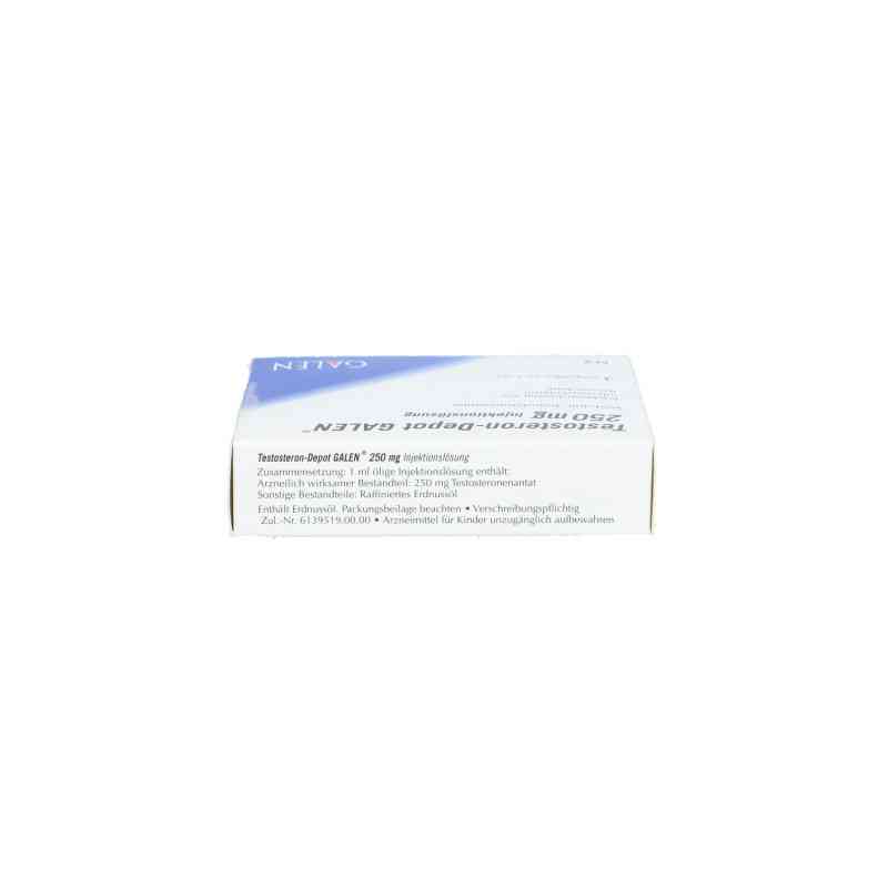 Testosteron depot Galen 250 mg Injektionslösung 3X1 ml