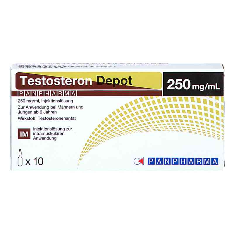 Testosteron Depot Panpharma 250 mg/ml iniecto -l.amp. 10X1 ml