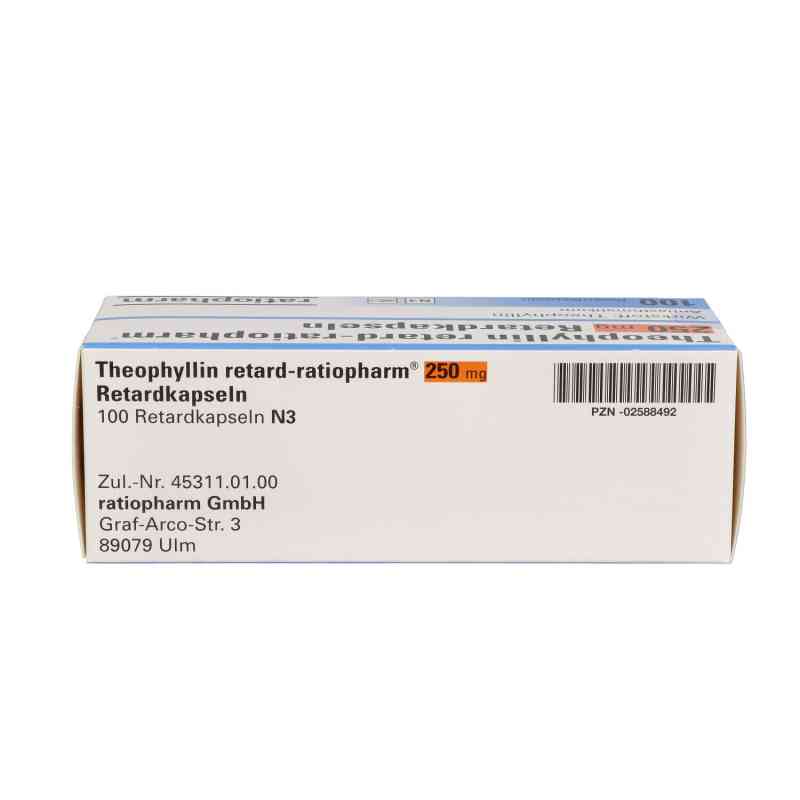 Theophyllin retard-ratiopharm 250mg 100 stk online kaufen