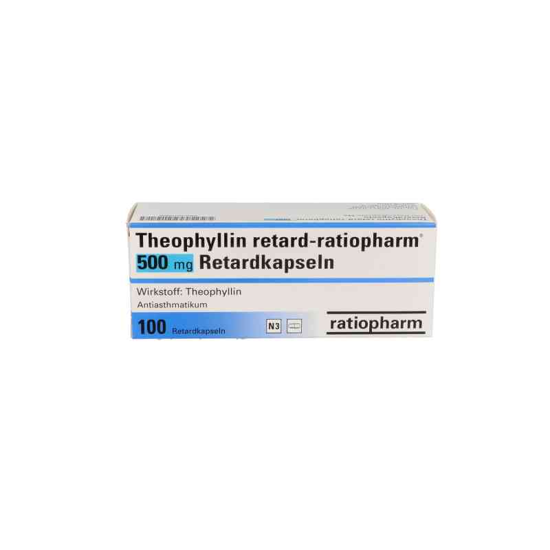 Theophyllin retard-ratiopharm 500 mg Retardkapseln 100 stk