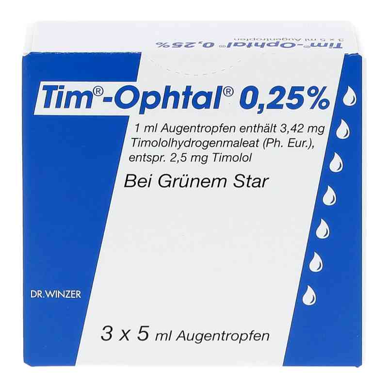 Tim-Ophtal 0,25% 3X5 ml online kaufen günstig bei apo.com