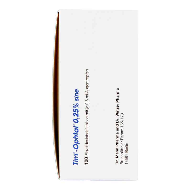 Tim-Ophtal 0,25% sine Augentropfen 0,5ml 120X0.5 ml
