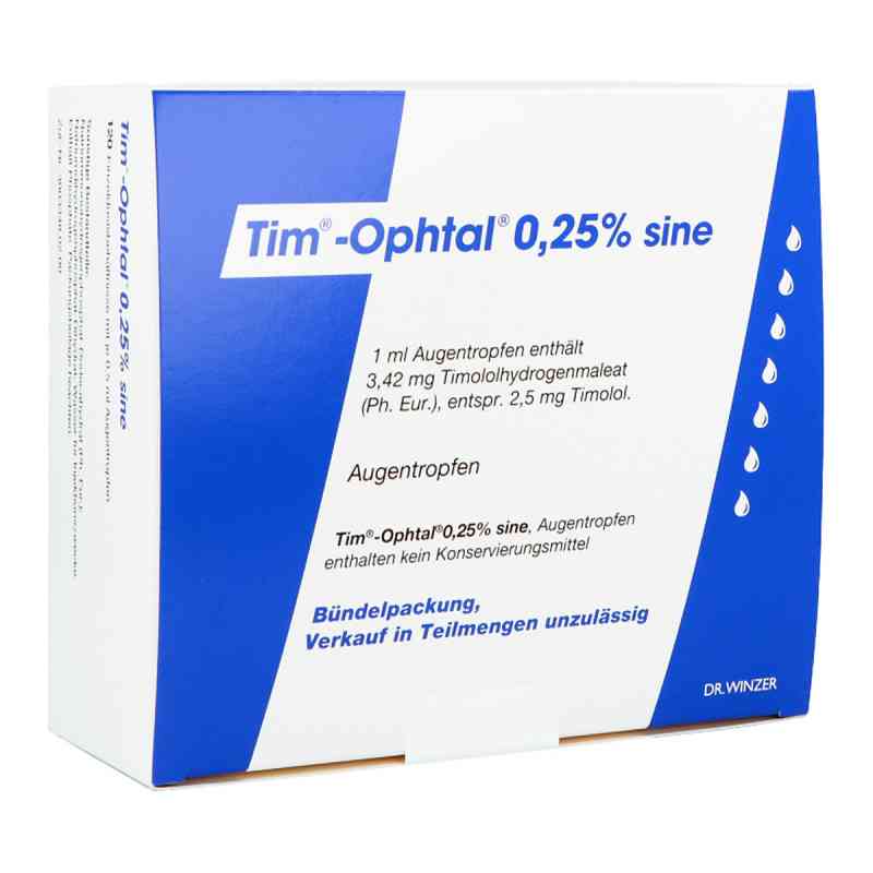 Tim-Ophtal 0,25% sine Augentropfen 0,5ml 120X0.5 ml