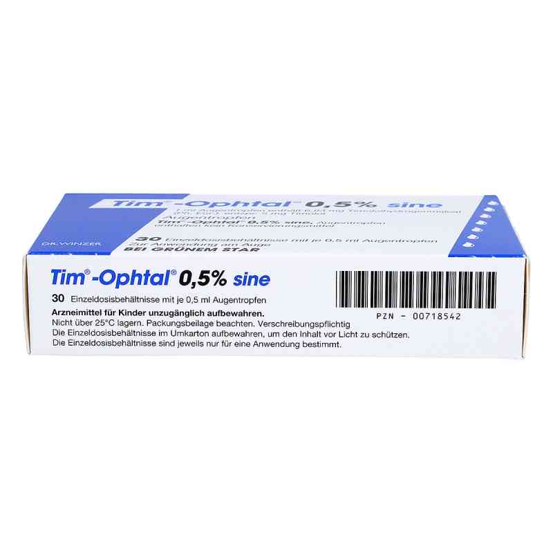 Tim-Ophtal 0,5% sine Augentropfen 0,5ml 30X0.5 ml