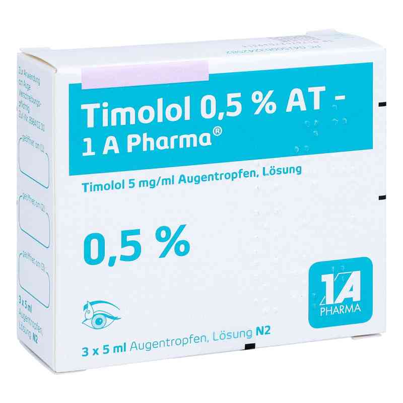 Timolol 0,5% AT-1A Pharma 3X5 ml online kaufen