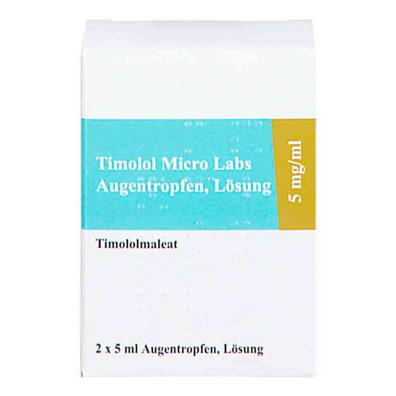 Timolol Micro Labs 5 Mg/ml Augentropfen Lösung 2X5 ml