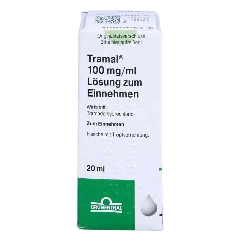 Tramal 100mg/ml Lösung zum Einnehmen 20 ml online kaufen