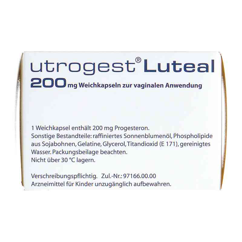 Utrogest Luteal 200 mg Weichkaps.z.vaginal.anwend. 45 stk