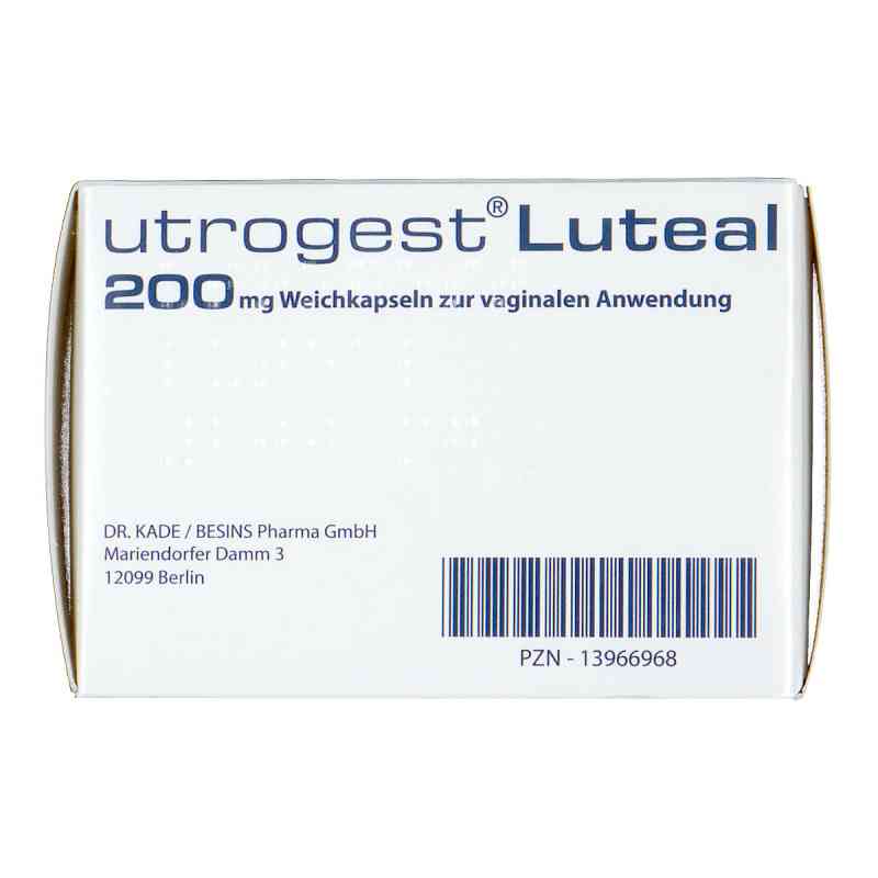 Utrogest Luteal 200 mg Weichkaps.z.vaginal.anwend. 45 stk