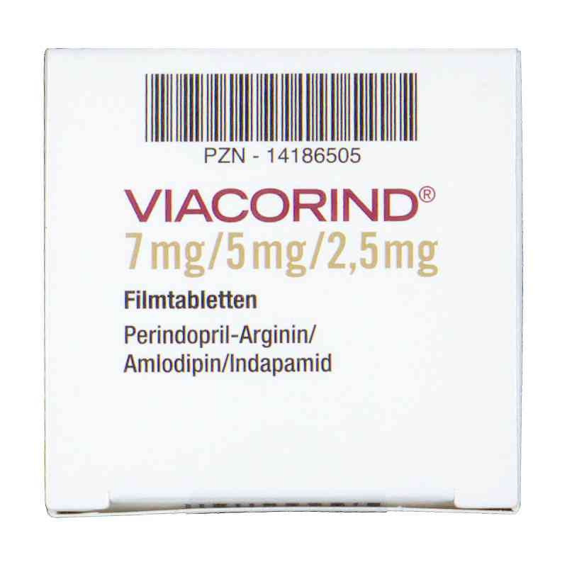 Viacorind 7 mg/5 mg/2,5 mg Filmtabletten 100 stk