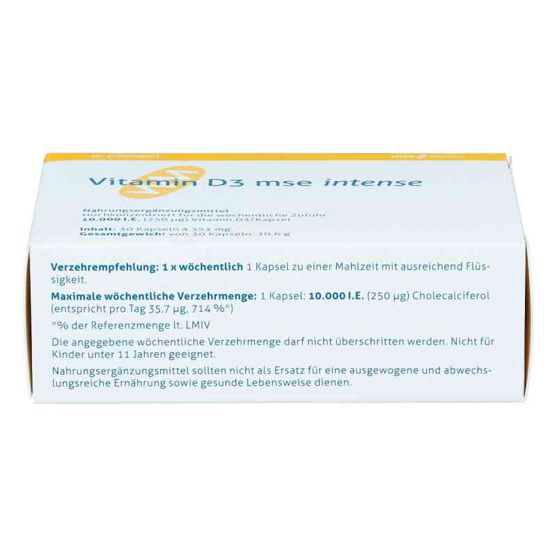 Vitamin D3 Mse intense Kapseln 30 stk online kaufen