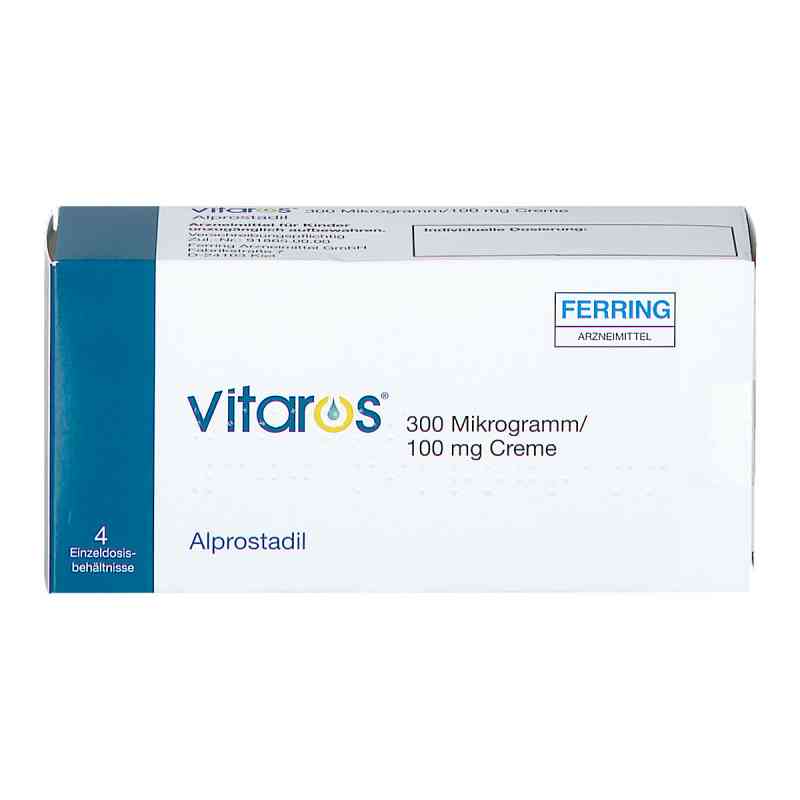 Vitaros 300 Mikrogramm/100 mg Creme 4 stk online kaufen
