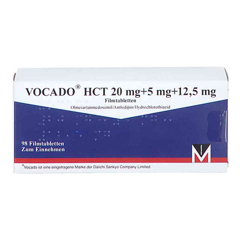Vocado Hct 20 Mg/5 Mg/12,5 Mg Filmtabletten 98 stk