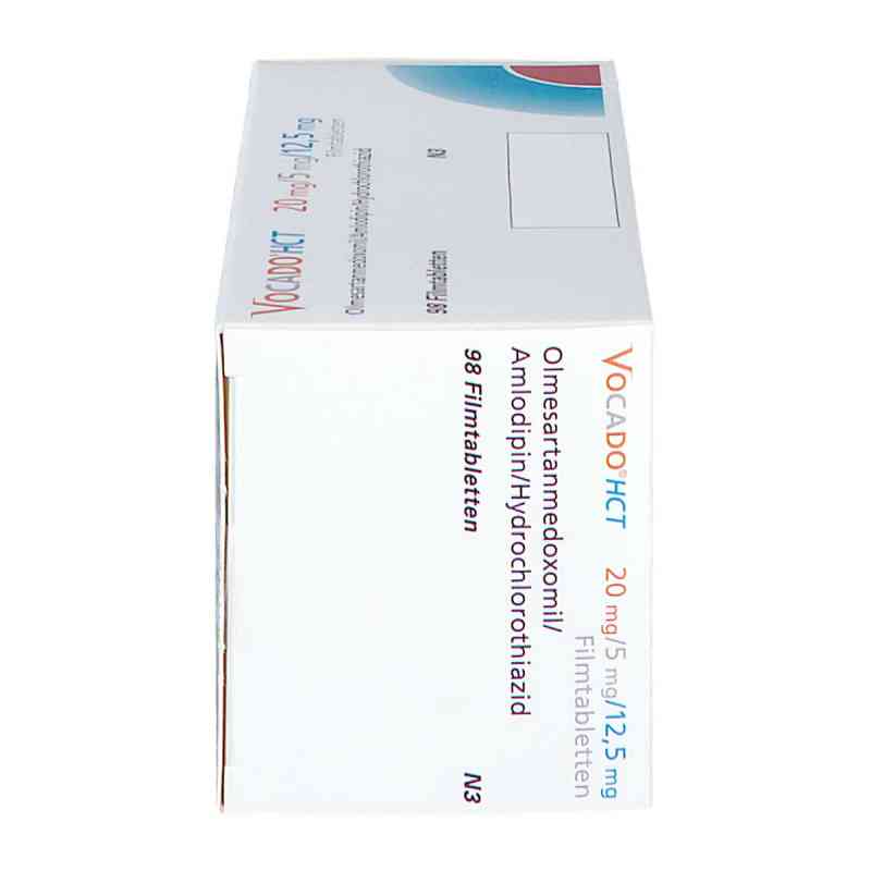 Vocado Hct 20 mg/5 mg/12,5 mg Filmtabletten 98 stk
