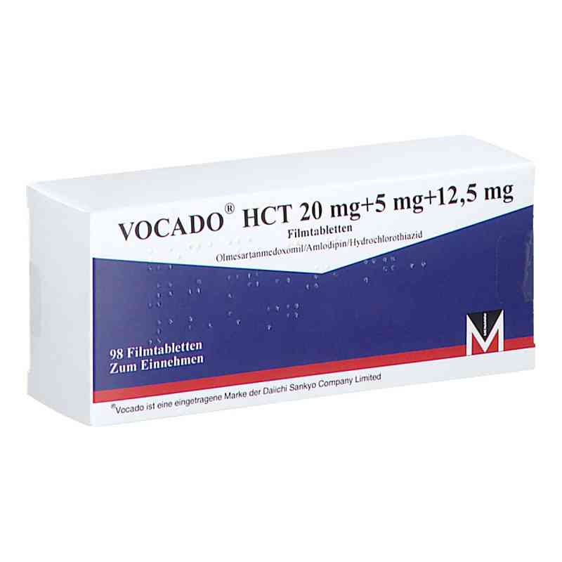 Vocado Hct 20 Mg/5 Mg/12,5 Mg Filmtabletten 98 stk