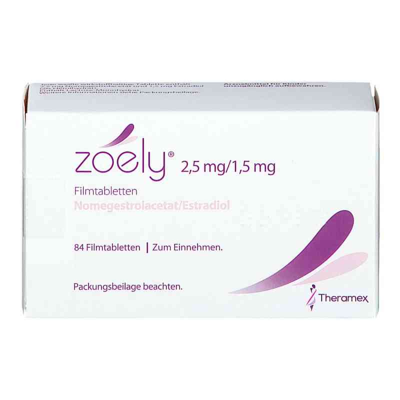 Zoely 2,5 mg/1,5 mg Filmtabletten 3X28 stk online kaufen