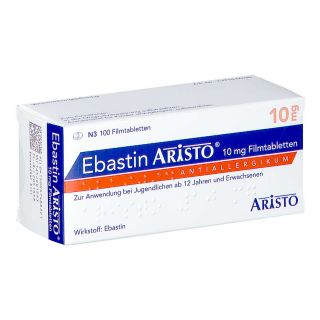 Ebastin Aristo 10mg 100 stk online kaufen günstig bei apo.com