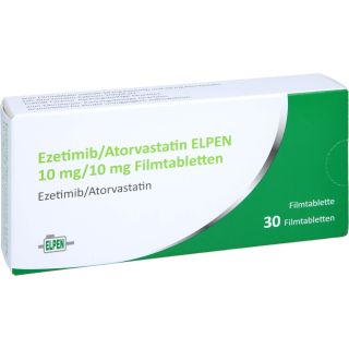 Ezetimib/atorvastatin Elpen 10 Mg/10 Mg Filmtabletten 30 stk