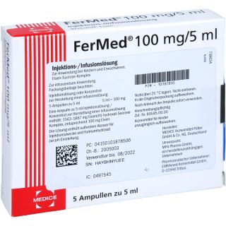Fermed 100 mg/5 ml Ampullen 5X5 ml online kaufen